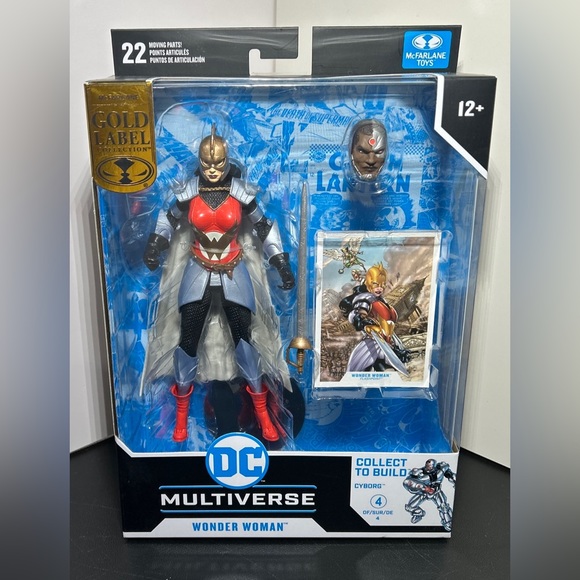 DC Comics | Toys | Mcfarlane Toys Dc Multiverse Gold Label Wonder Woman ...